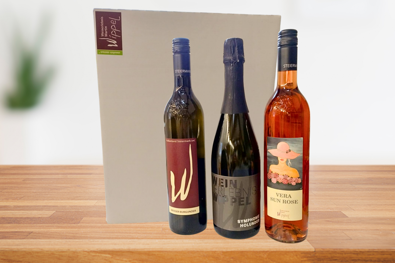 Kochen & Küche Verlag - 2 Pakete mit je 3 Flaschen Wein vom ...