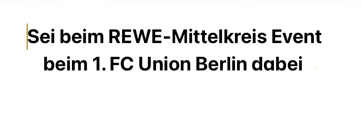 REWE - 125 x 2 Teilnahmeplätze für das REWE Mittelkreis-Event am ...