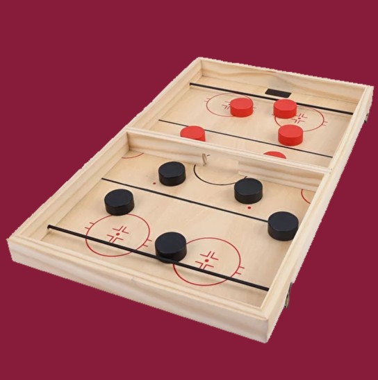 ver.di Service - 5 Sling Puck Spiele aus Holz