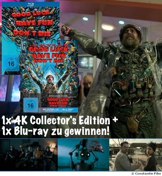 BLURAY-DISC - 2 x „Good Luck, Have Fun, Don't Die“ (1 x 4K Collector's ...