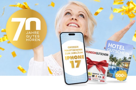 iffland.hören - 1 x ein brandneues iPhone 17, 1 x einen Hotelgutschein ...