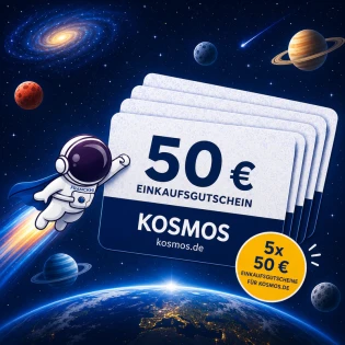 KOSMOS - 5 Einkaufsgutscheine im Wert von je 50 € für den Online-Shop